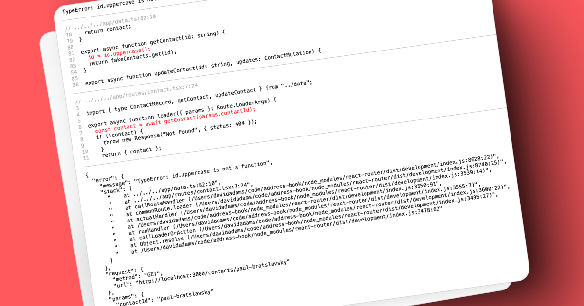 React Router error reporting from scratch — ProgrammingAreHard