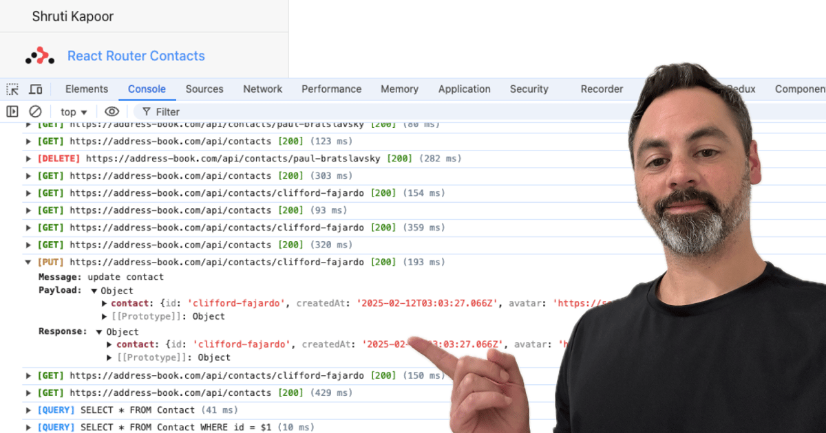 Sending logs to the browser from actions and loaders — ProgrammingAreHard